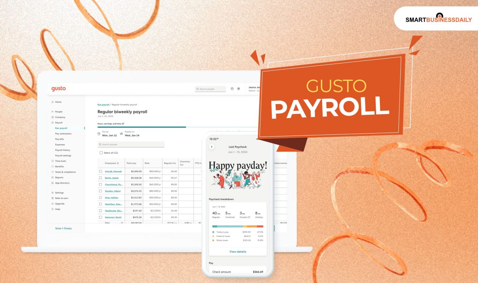 How Is Gusto Payroll As A Service? - Pros & Cons, Pricing & More